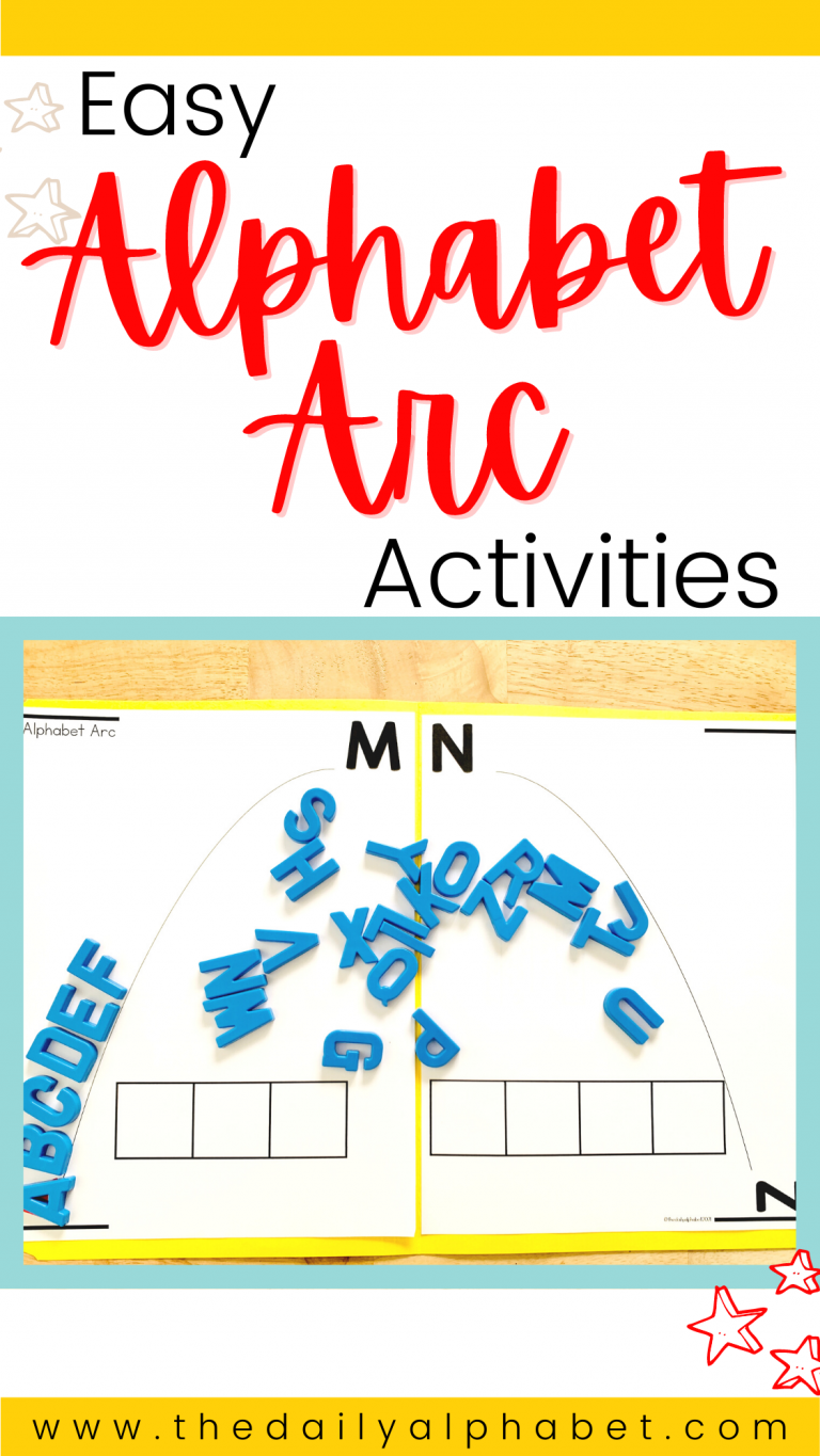 Easy Alphabet Arc Activities - The Daily Alphabet