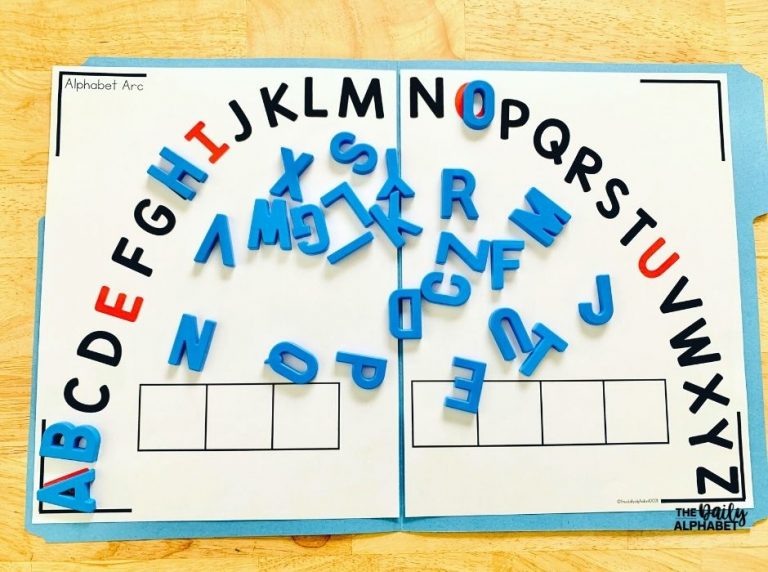 Easy Alphabet Arc Activities - The Daily Alphabet