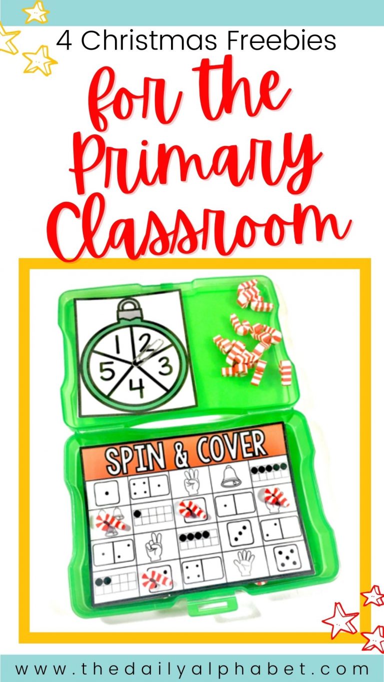 4 Christmas Freebies for the Primary Classroom - The Daily Alphabet