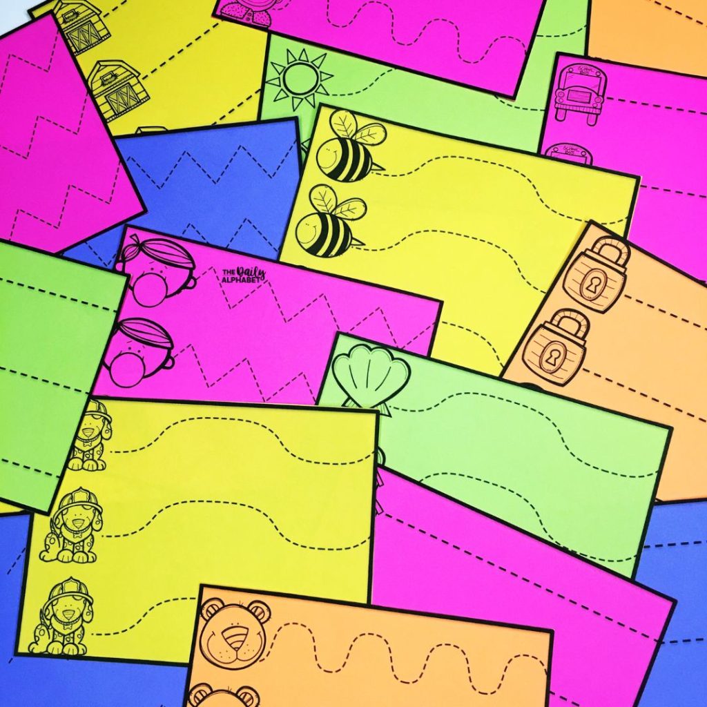 4 Activities to Practice Cutting in Kindergarten - The Daily Alphabet