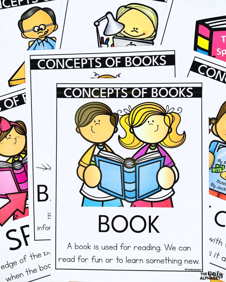 How to Build Concepts of Print in Primary Grades - The Daily Alphabet