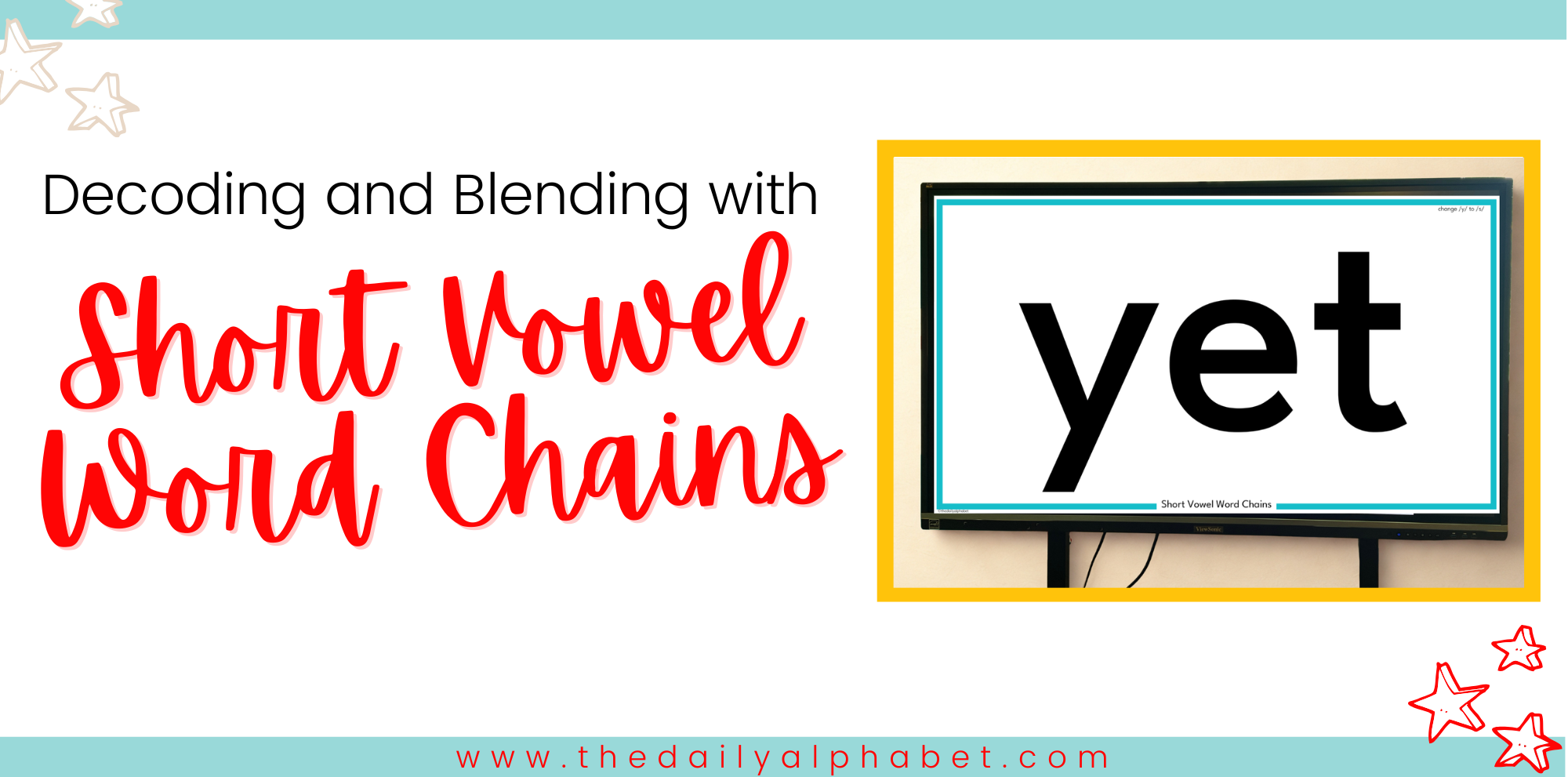 Teaching CVC Words? Why Short Vowel Word Chains Work