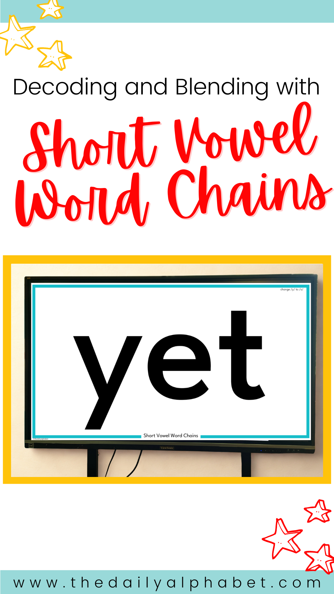 Teaching CVC Words? Why Short Vowel Word Chains Work