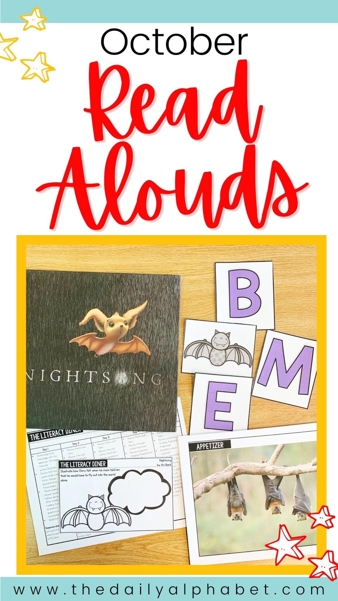 4 October Read Alouds for Kindergarten - The Daily Alphabet