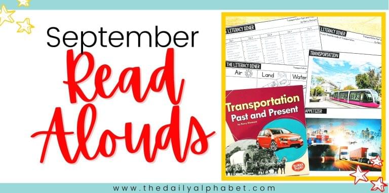 4 September Read Alouds for Kindergarten - The Daily Alphabet